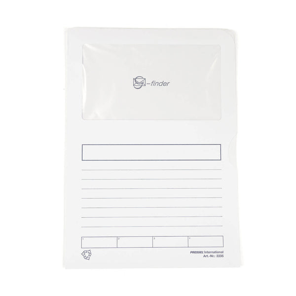 File cover A4, paper, white, 200 pieces – PRS-Box