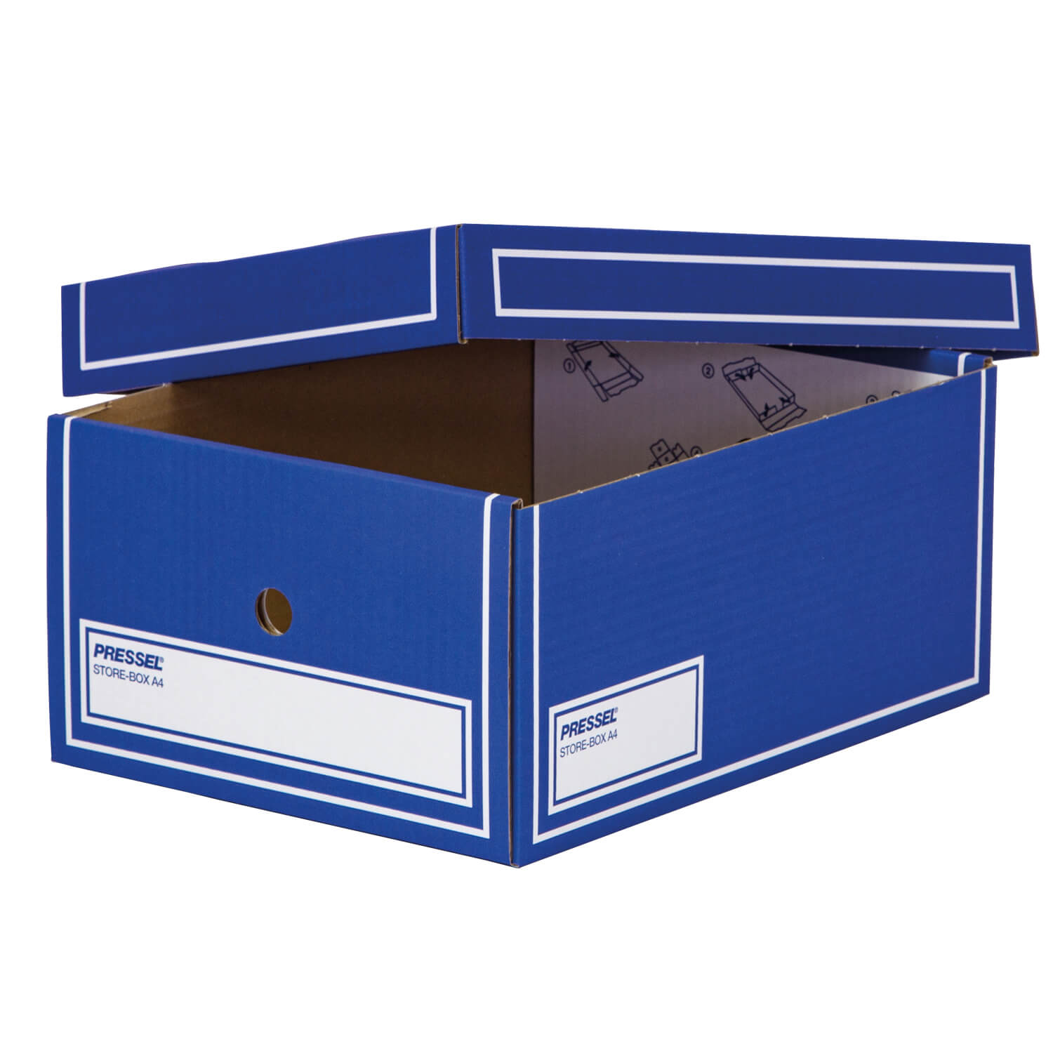 Pressel Store-Boxen A4, Blau, 10 Stück – PRS-Box
