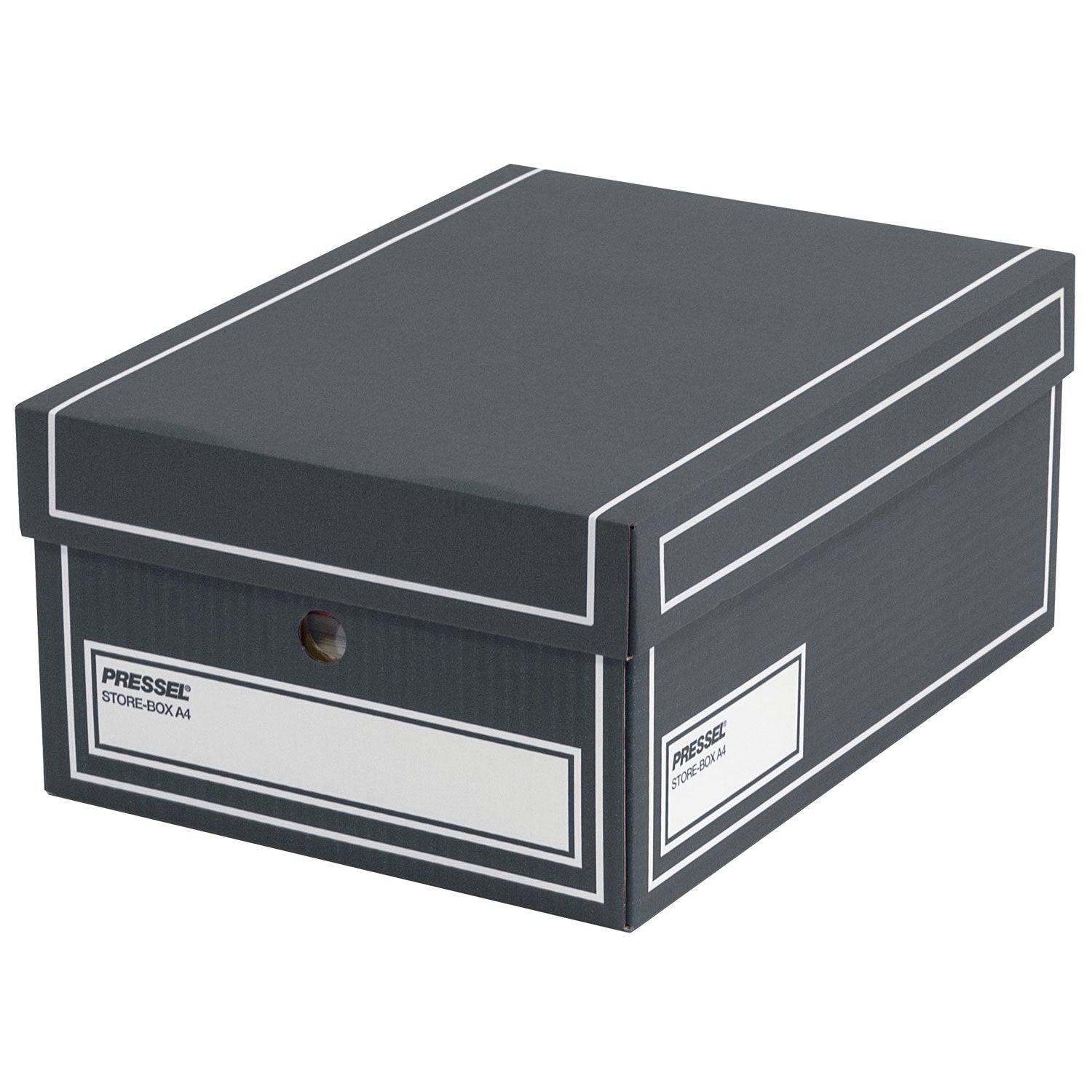 Pressel Store-Boxen A4, Anthrazit, 10 Stück – PRS-Box