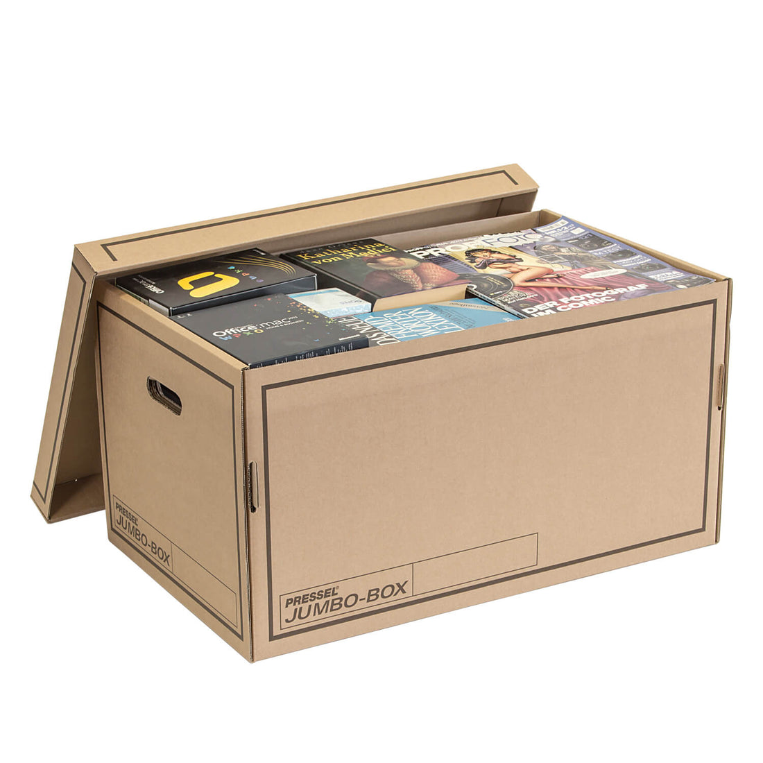Pressel Jumbo-Box, Natur, 10 Stück – PRS-Box